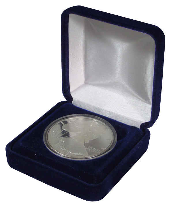 JP's Corner Blue Velvet Display Boxes - Large - Model H – The Coin ...